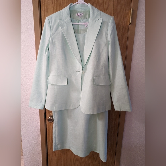 Chadwicks Classics | Other | Mint Green Dress Suit | Poshmark